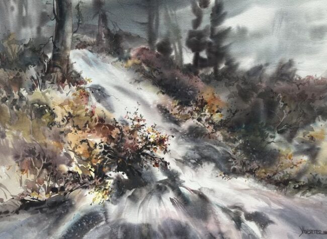 Jane Hofstetter Cascade II | Christopher Queen Galleries